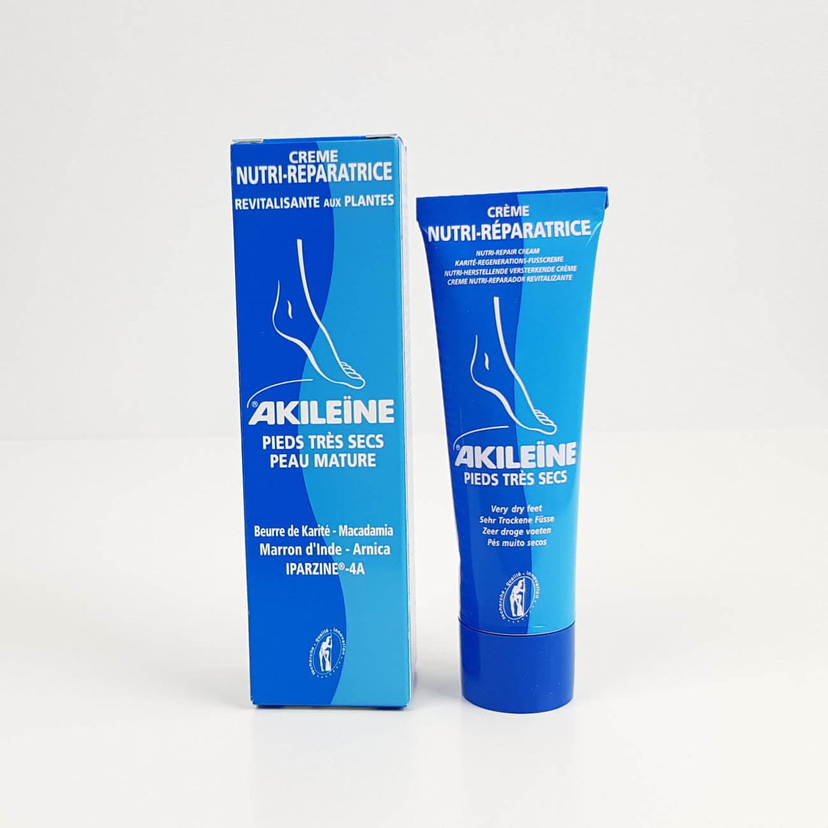 Akileine Blue Nutri-Repair Cream for Very Dry Feet 500ml